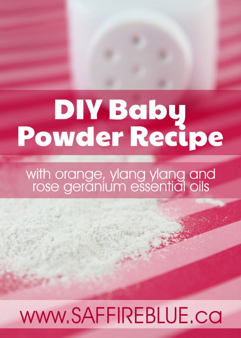 Baby Powder Recipe with Orange, Ylang Ylang and Rose Geranium Essential ...