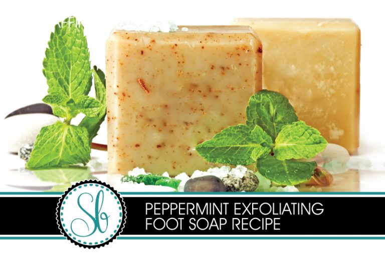 Peppermint Exfoliating Foot Soap Recipe | Saffire Blue Inc.
